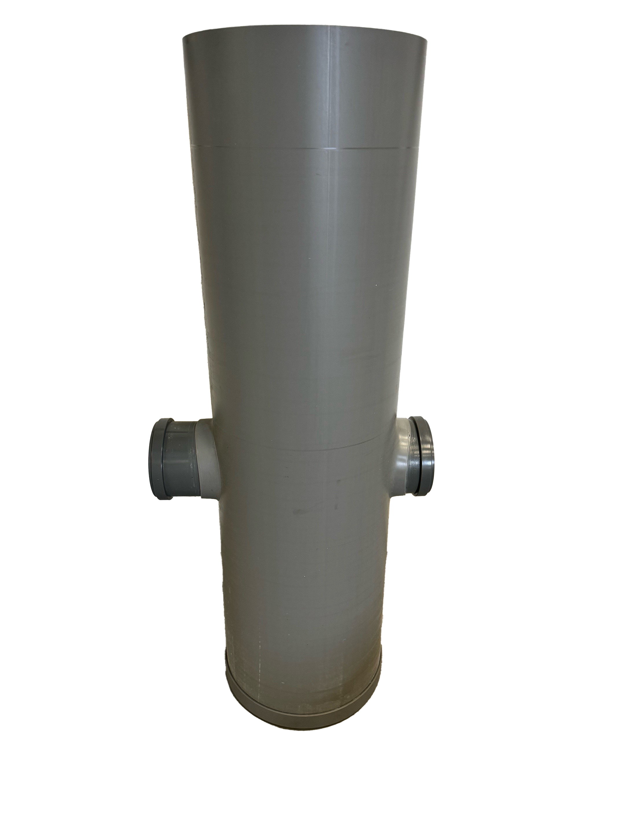Kunststof zandvangput 315 mm met kunststof deksel - 2 x 125 mm ...